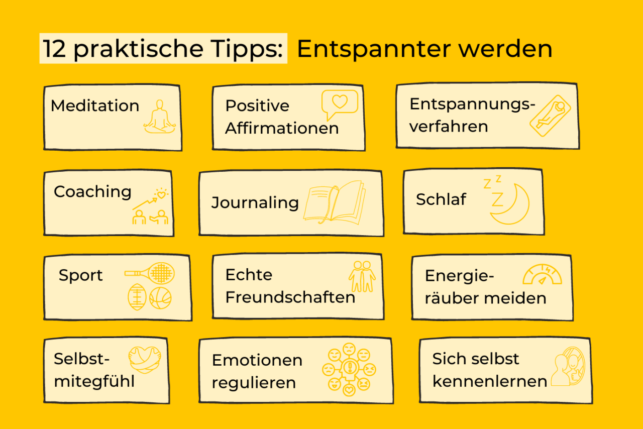 Entspannter werden: 12 Tipps für die innere Entspanntheit