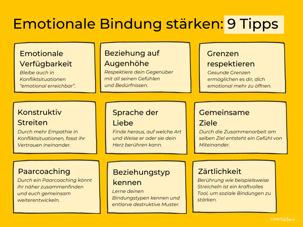 Emotionale Bindung aufbauen: 10 Tipps für emotionale Nähe